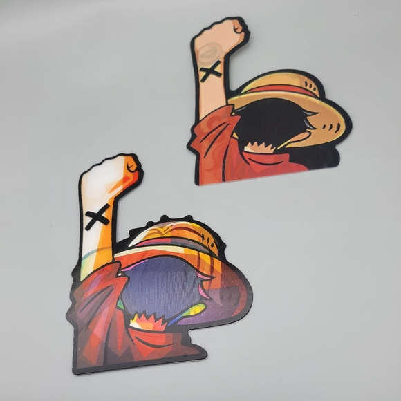 Wall Decor | One Piece Holographic Lenticular Anime Decals Waterproof ...